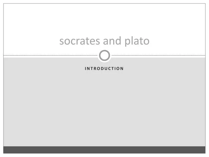PPT - socrates and plato PowerPoint Presentation, free download - ID ...