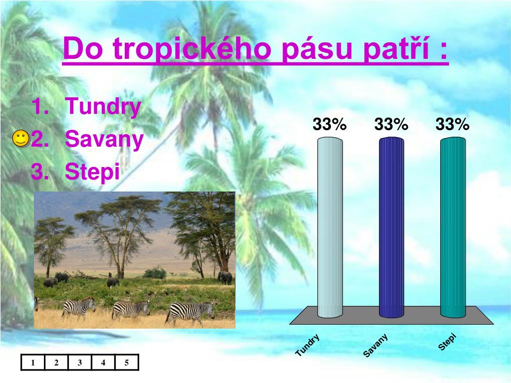 PPT - Podnebné pásy I. – 5. ročník / tropický podnebný pás / PowerPoint ...