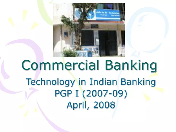 PPT - Commercial Banking PowerPoint Presentation, free download - ID ...