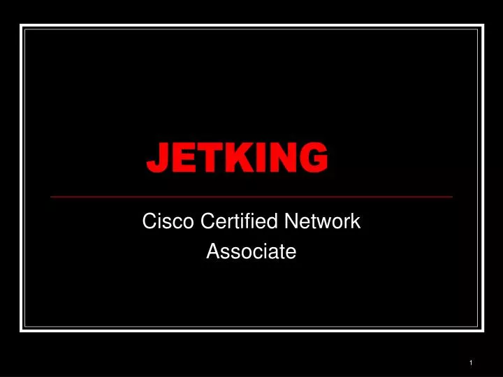 PPT - Cisco Certified Network Associate PowerPoint Presentation, free ...
