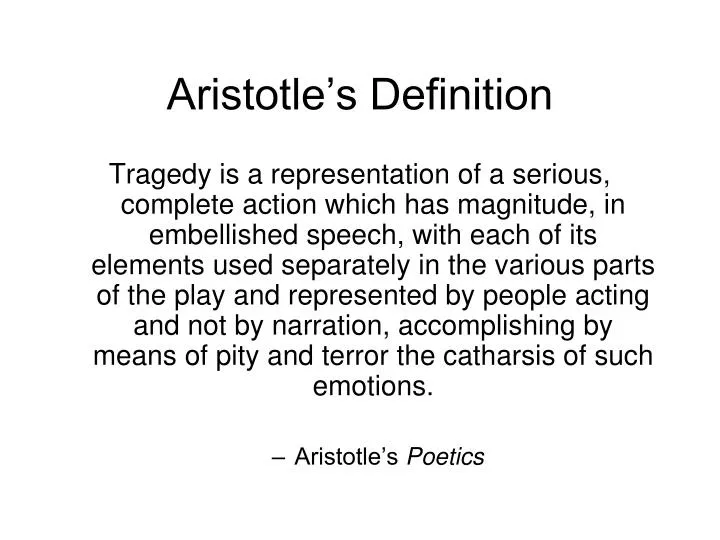PPT - Aristotle’s Definition PowerPoint Presentation, free download ...