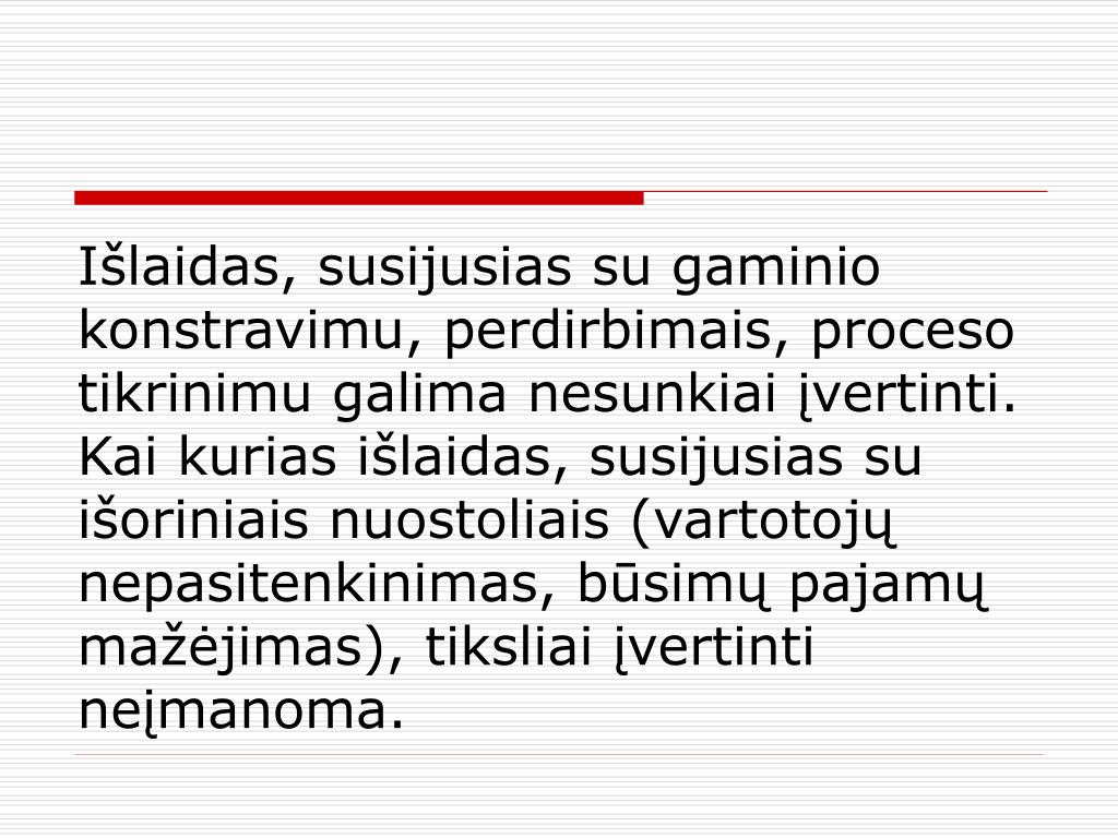 PPT - Kokybės kaina PowerPoint Presentation, free download - ID:5428350