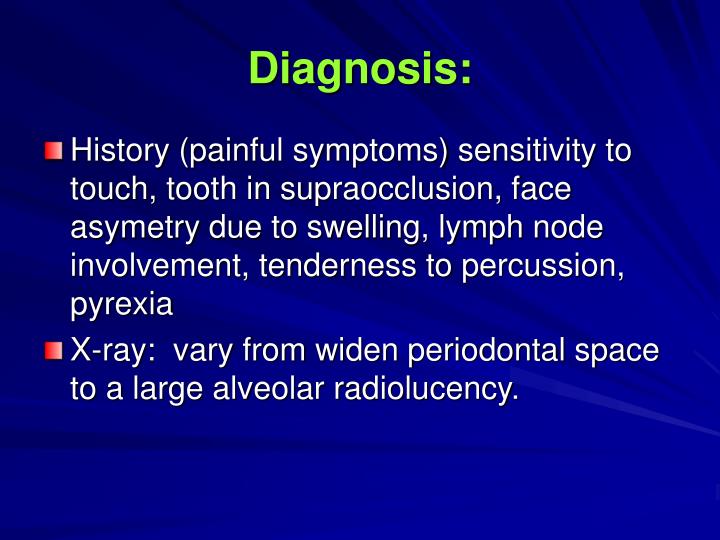 PPT - Acute apical periodontitis (parodontitis apicalis acuta ...