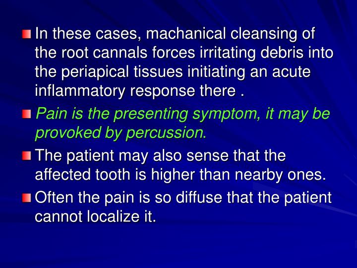 PPT - Acute apical periodontitis (parodontitis apicalis acuta ...