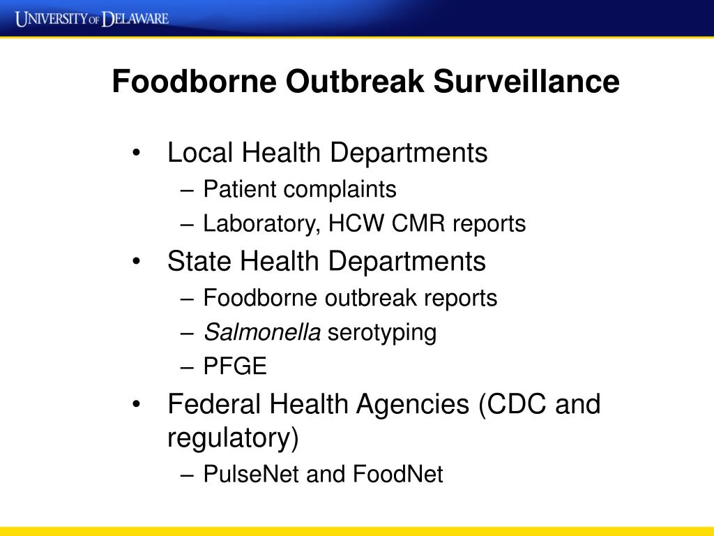 PPT - Introduction to Food Microbiology and Surveillance for Foodborne ...
