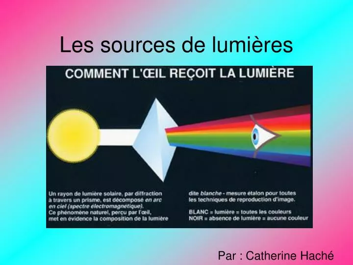 PPT - Les sources de lumières PowerPoint Presentation, free download ...
