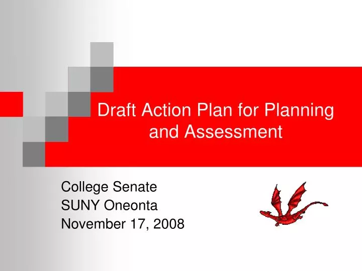 PPT - Draft Action Plan for Planning and Assessment PowerPoint ...