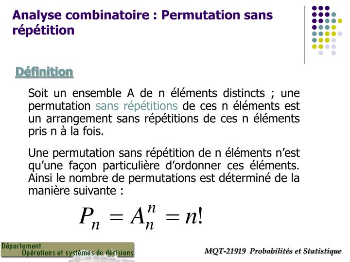 PPT - Chapitre 4 Introduction à la théorie probabiliste PowerPoint ...