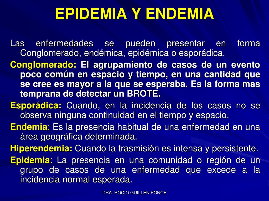 Ppt Endemias Y Epidemias Powerpoint Presentation Free Download Id