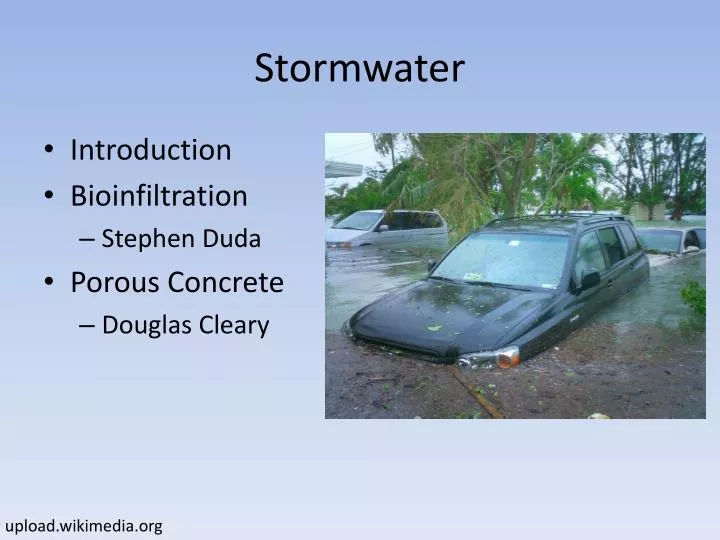 PPT - Stormwater PowerPoint Presentation, free download - ID:5431154