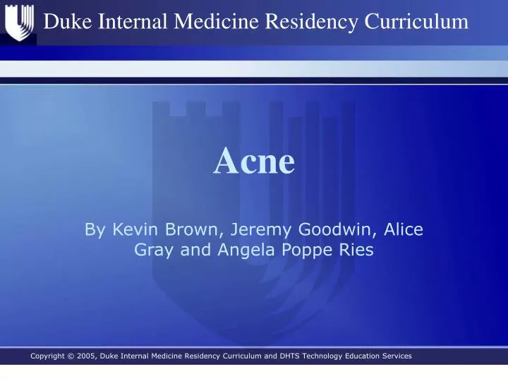 PPT - Acne PowerPoint Presentation, free download - ID:5431432