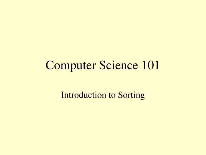 PPT - Computer Science 101 PowerPoint Presentation, free download - ID ...