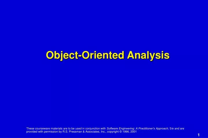 PPT - Object-Oriented Analysis PowerPoint Presentation, free download ...