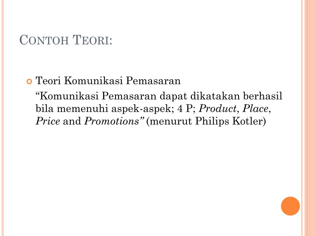 PPT - Konsistensi Paradigma , Teori dan Konsep dalam Aplikasi ...