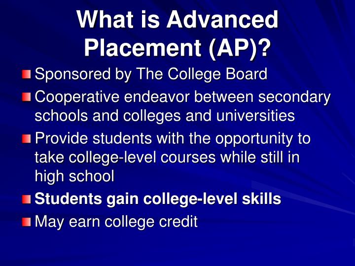 PPT - Westside High School Advanced Placement PowerPoint Presentation ...