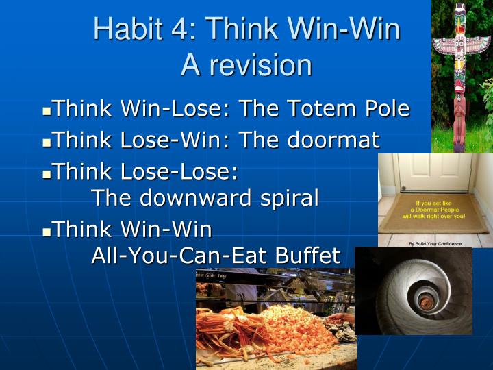 PPT - Habit 4: Think Win-Win A revision PowerPoint Presentation - ID ...