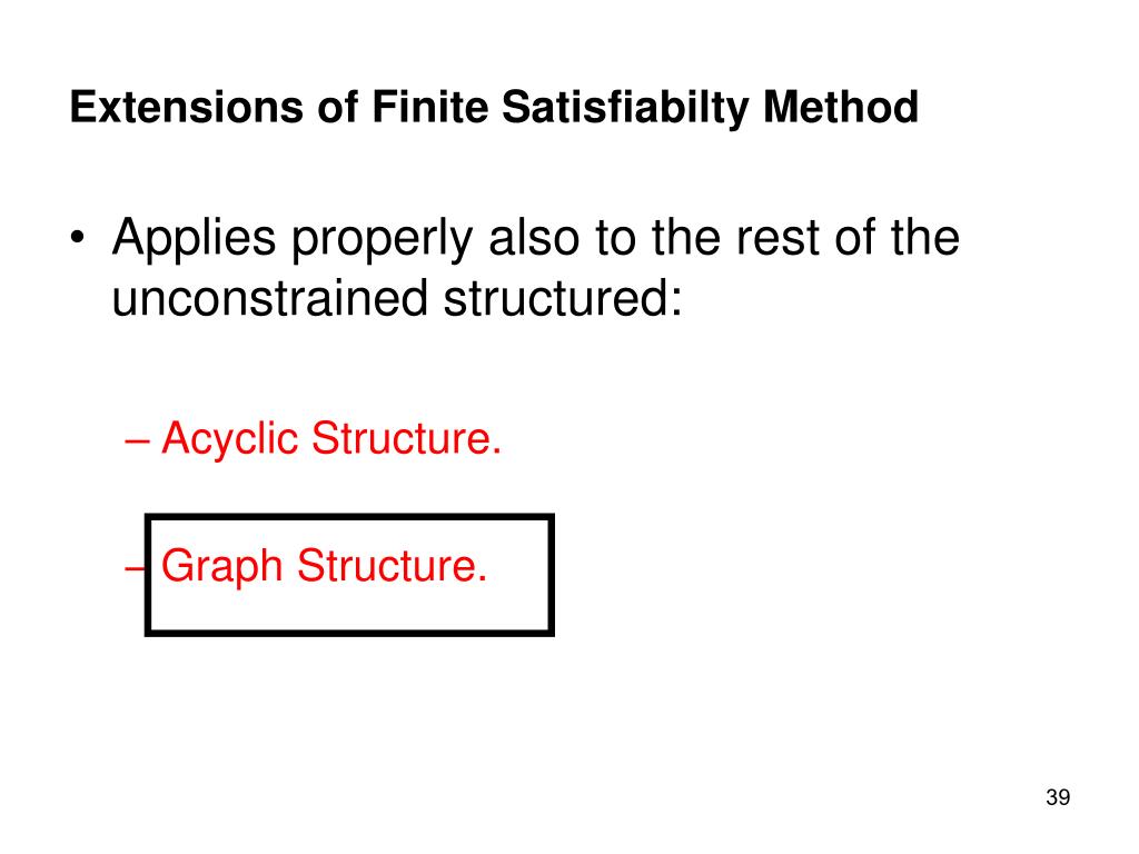 Ppt Efficient Methods For Solving Finite Satisfiability Problems In Uml Class Diagrams