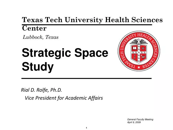 PPT - Strategic Space Study PowerPoint Presentation, free download - ID ...