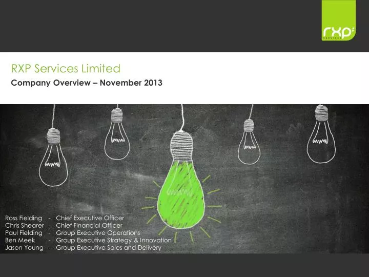 PPT - RXP Services Limited PowerPoint Presentation, free download - ID ...