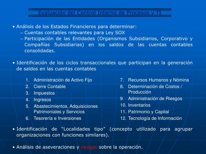 PPT - Ley SOX PowerPoint Presentation - ID:5435667