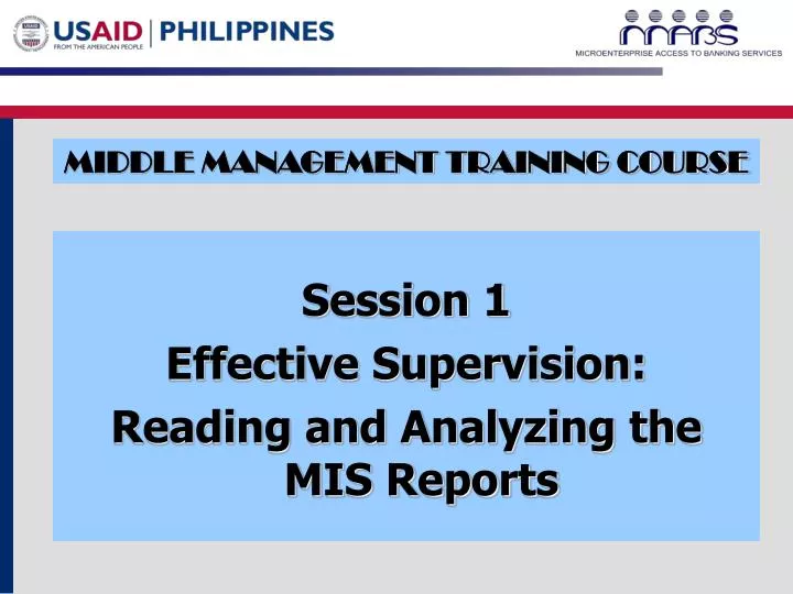 PPT - MIDDLE MANAGEMENT TRAINING COURSE PowerPoint Presentation, free ...