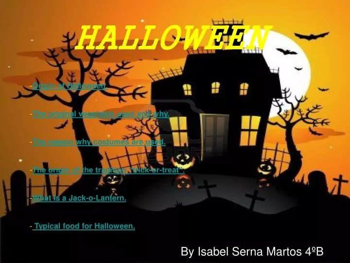 PPT - HALLOWEEN PowerPoint Presentation, free download - ID:5435700