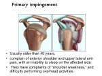 PPT - Impingement Syndrome PowerPoint Presentation - ID:5436216