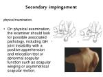 PPT - Impingement Syndrome PowerPoint Presentation - ID:5436216