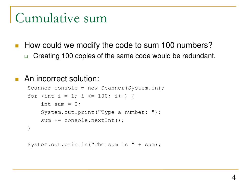 PPT - Cumulative sum PowerPoint Presentation, free download - ID:5436330 PPT - Cumulative sum PowerPoint Presentation, free download - ID:5436330