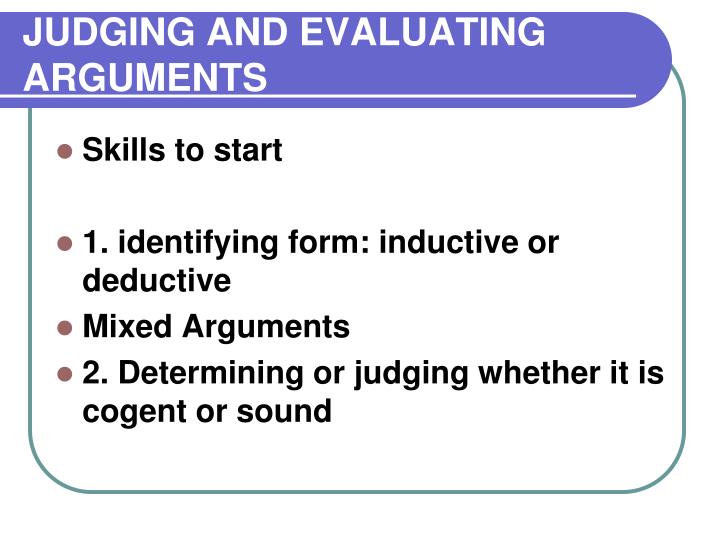 PPT - Chapter 3: MAKING SENSE OF ARGUMENTS PowerPoint Presentation - ID ...