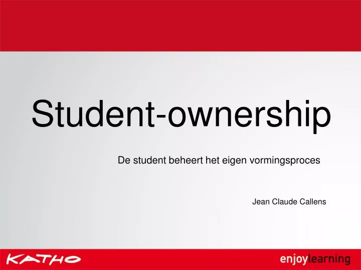 PPT - Student-ownership PowerPoint Presentation, free download - ID:5439486