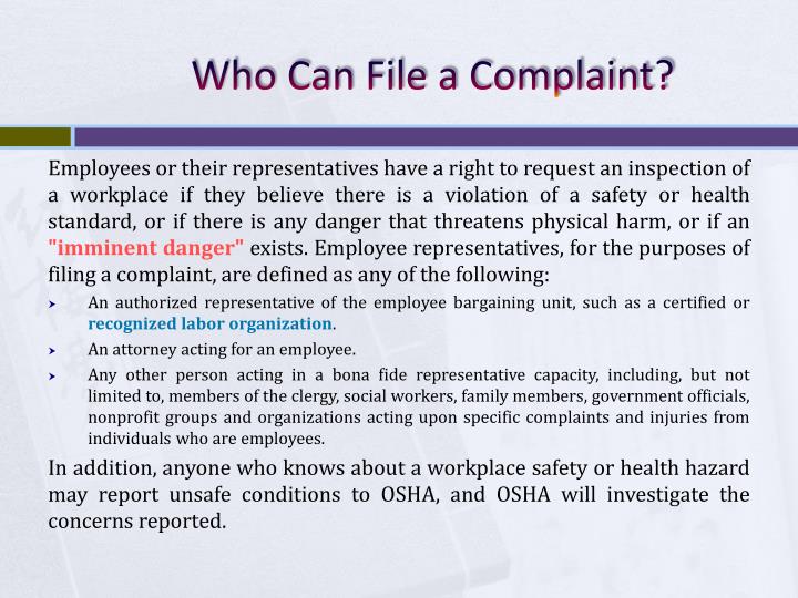 PPT - Occupational Safety and Health Administration (OSHA) PowerPoint ...