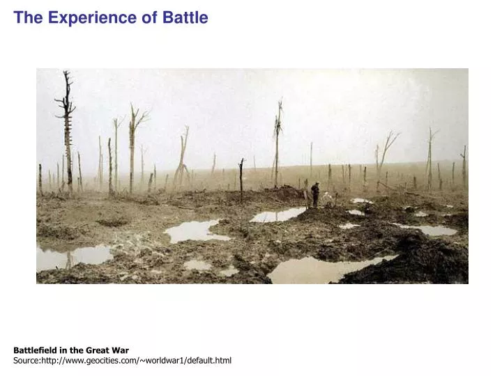 PPT - The Experience of Battle PowerPoint Presentation, free download ...
