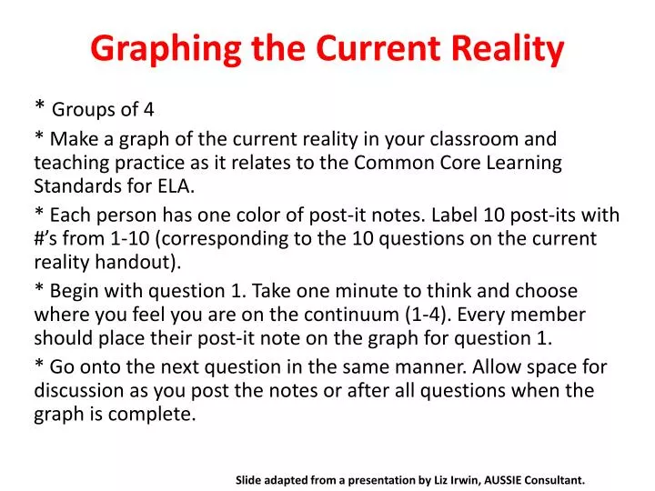 PPT - Graphing the Current Reality PowerPoint Presentation, free ...