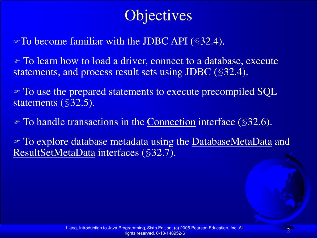 Ppt Chapter 32 Java Database Programming Powerpoint Presentation