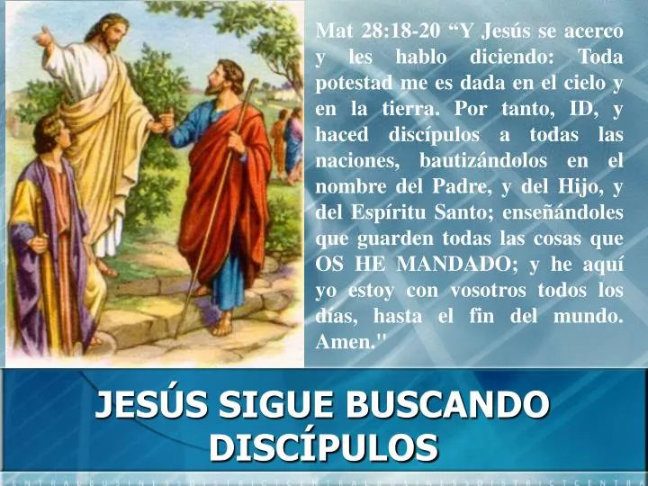 PPT - JESÚS SIGUE BUSCANDO DISCÍPULOS PowerPoint Presentation, free ...