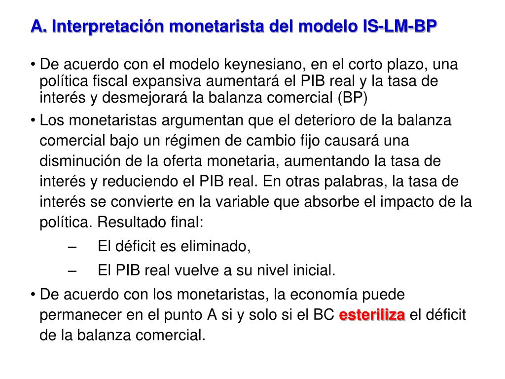PPT - Tema 4 Esterilización y el Modelo IS-LM-BP PowerPoint ... PPT - Tema 4 Esterilización y el Modelo IS-LM-BP PowerPoint ...