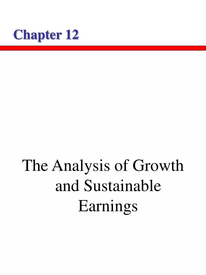 PPT - Chapter 12 PowerPoint Presentation, free download - ID:5442446