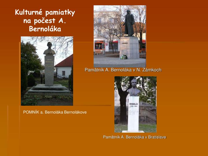 PPT - ANTON BERNOLÁK PowerPoint Presentation - ID:5442459