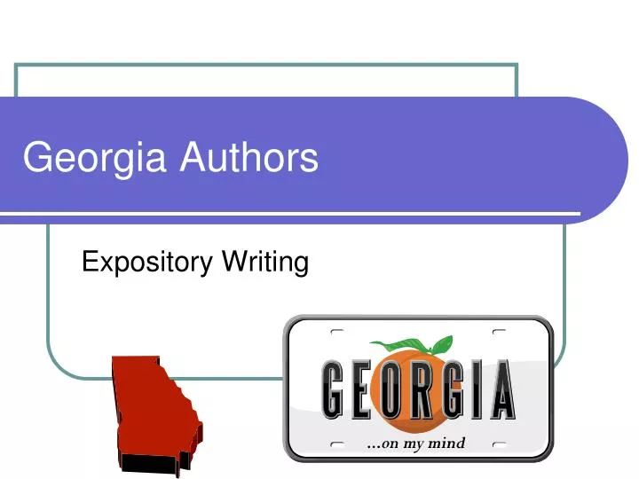 PPT - Georgia Authors PowerPoint Presentation, free download - ID:5444571