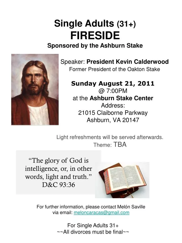 PPT - Light refreshments will be served afterwards. Theme: TBA ...