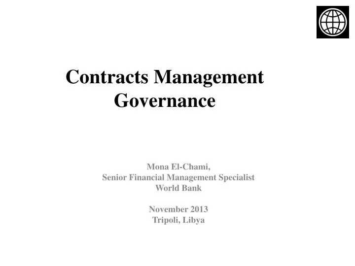 PPT - Contracts Management Governance PowerPoint Presentation, free ...