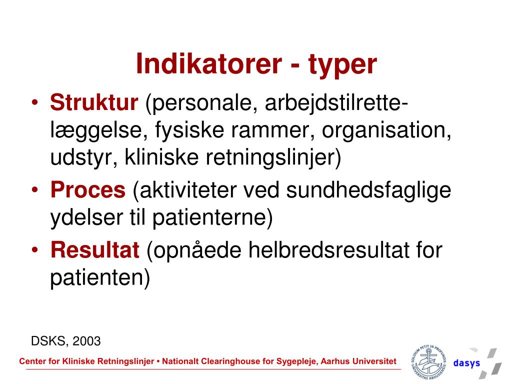 PPT - Dokumentation af ernæringspleje og kvalitetsindikatorer ...