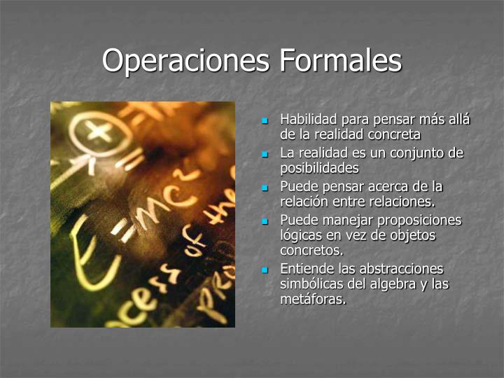 PPT - Pensamiento formal y post-formal PowerPoint Presentation - ID:5446810