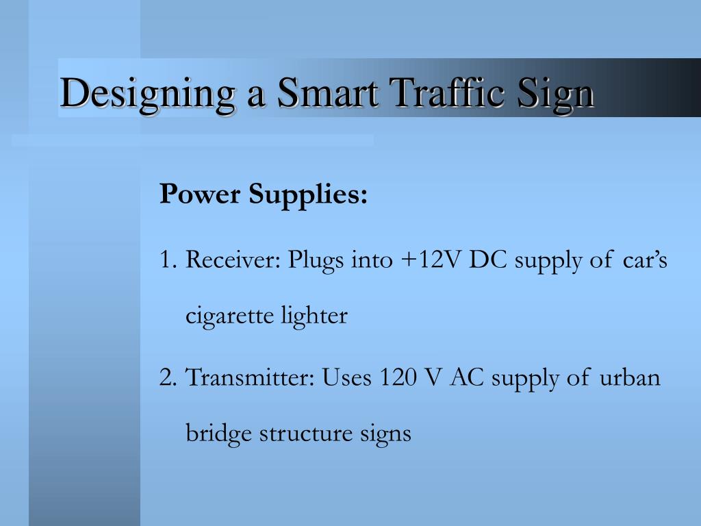 PPT - Smart Traffic Signs PowerPoint Presentation, free download - ID ...