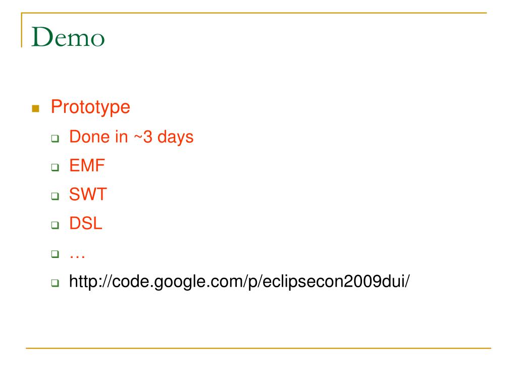 Ppt Declarative Ui For Eclipse Powerpoint Presentation Id 5448390