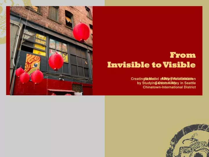 PPT - From Invisible to Visible PowerPoint Presentation, free download ...