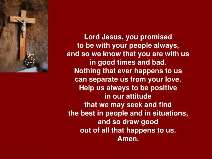 PPT - Lord Jesus, you promised PowerPoint Presentation, free download ...