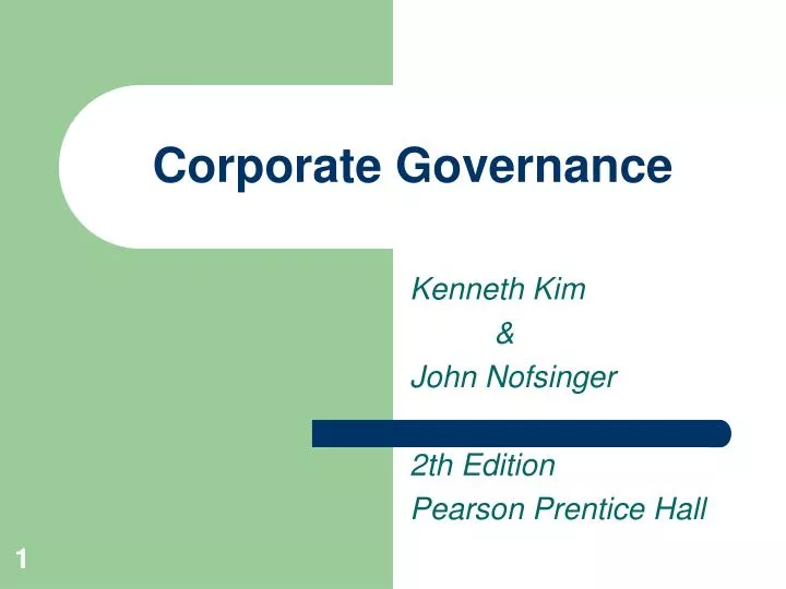 PPT - Corporate Governance PowerPoint Presentation, free download - ID ...