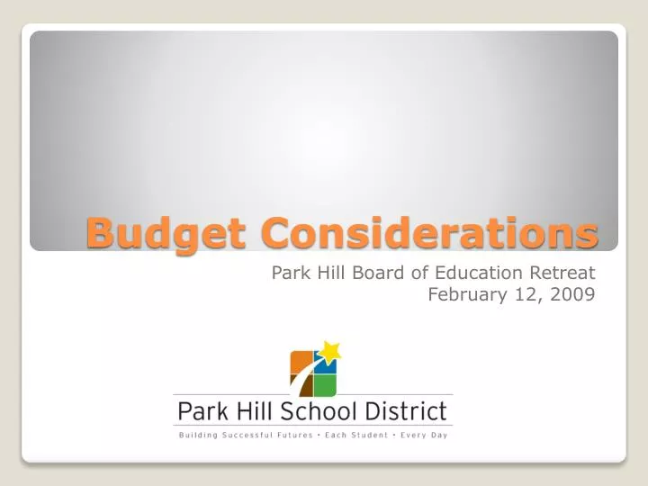 PPT - Budget Considerations PowerPoint Presentation, free download - ID ...